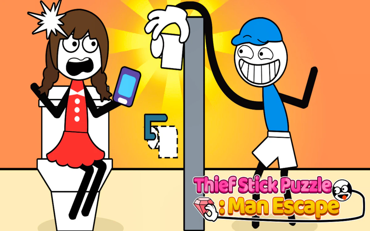 Thief Stick Puzzle Man Escape Games 🎮 Play Online for Free!