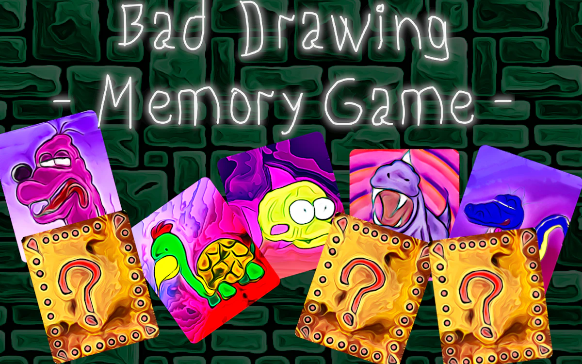 Bad Drawings Memory Game Games 🎮 Play Online for Free!