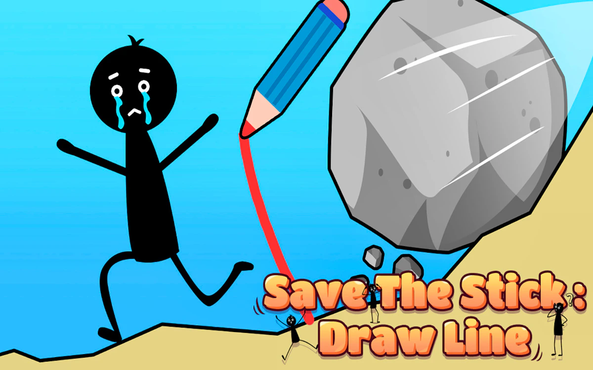 Save The Stick Draw Line Games 🎮 Play Online for Free!