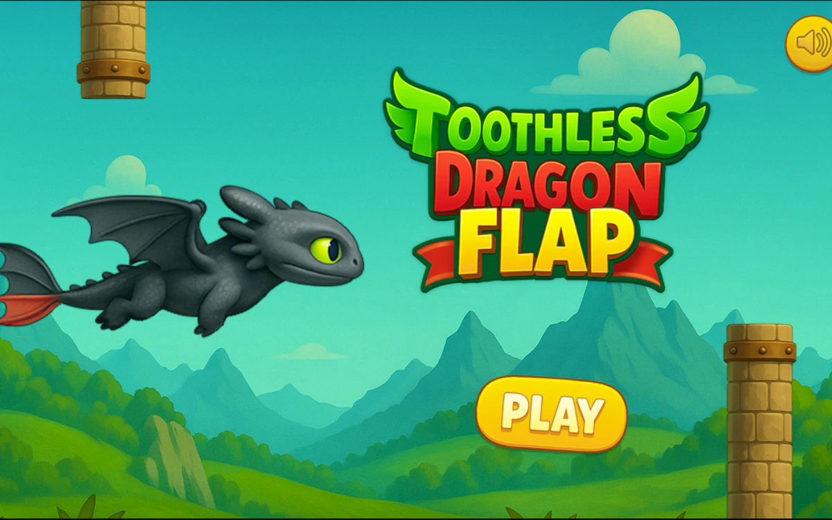Toothless Dragon Flap Games 🎮 Play Online for Free!